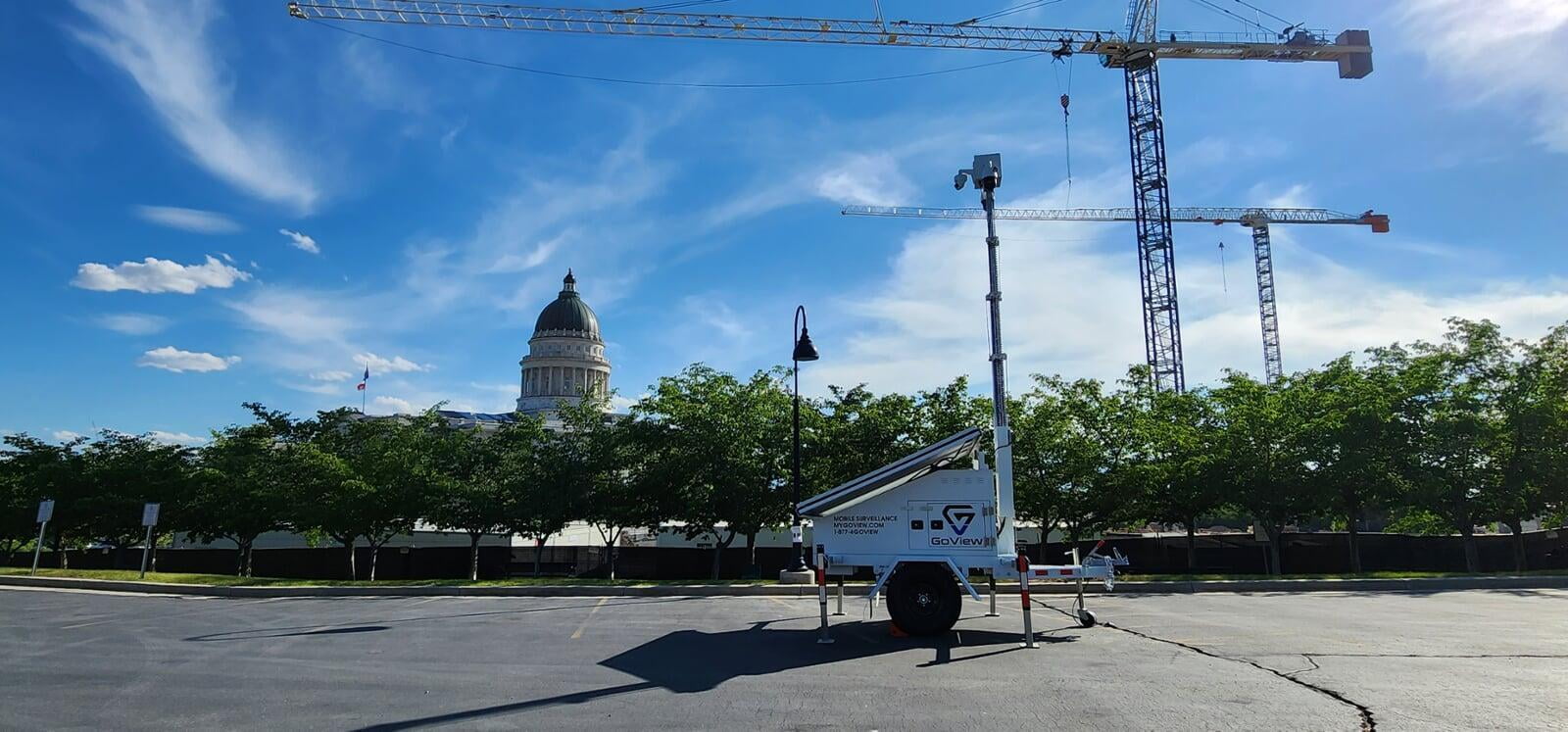 GoView Solar Mobile Security Trailer